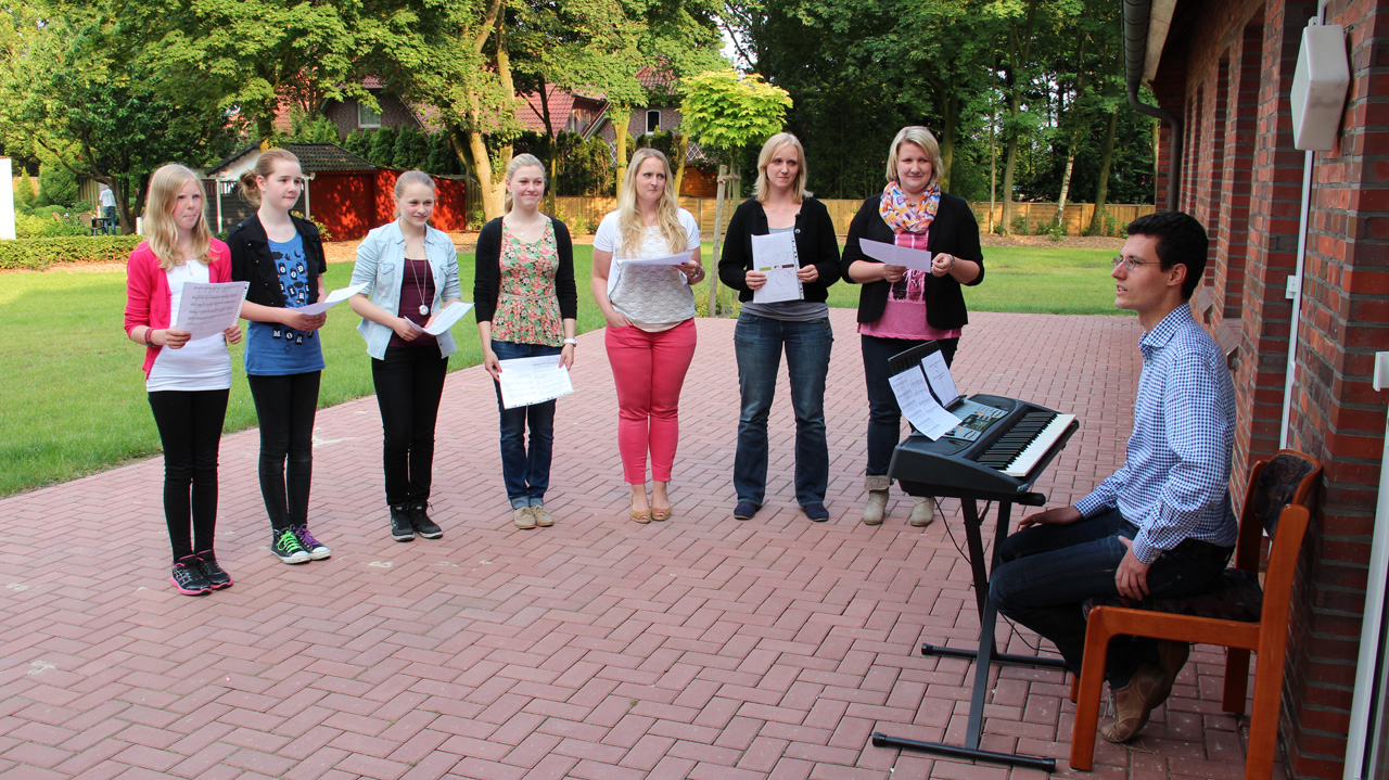 Junger Chor St. Marien Gruppenfoto - Hoheging-Kellerhöhe-Bürgermoor